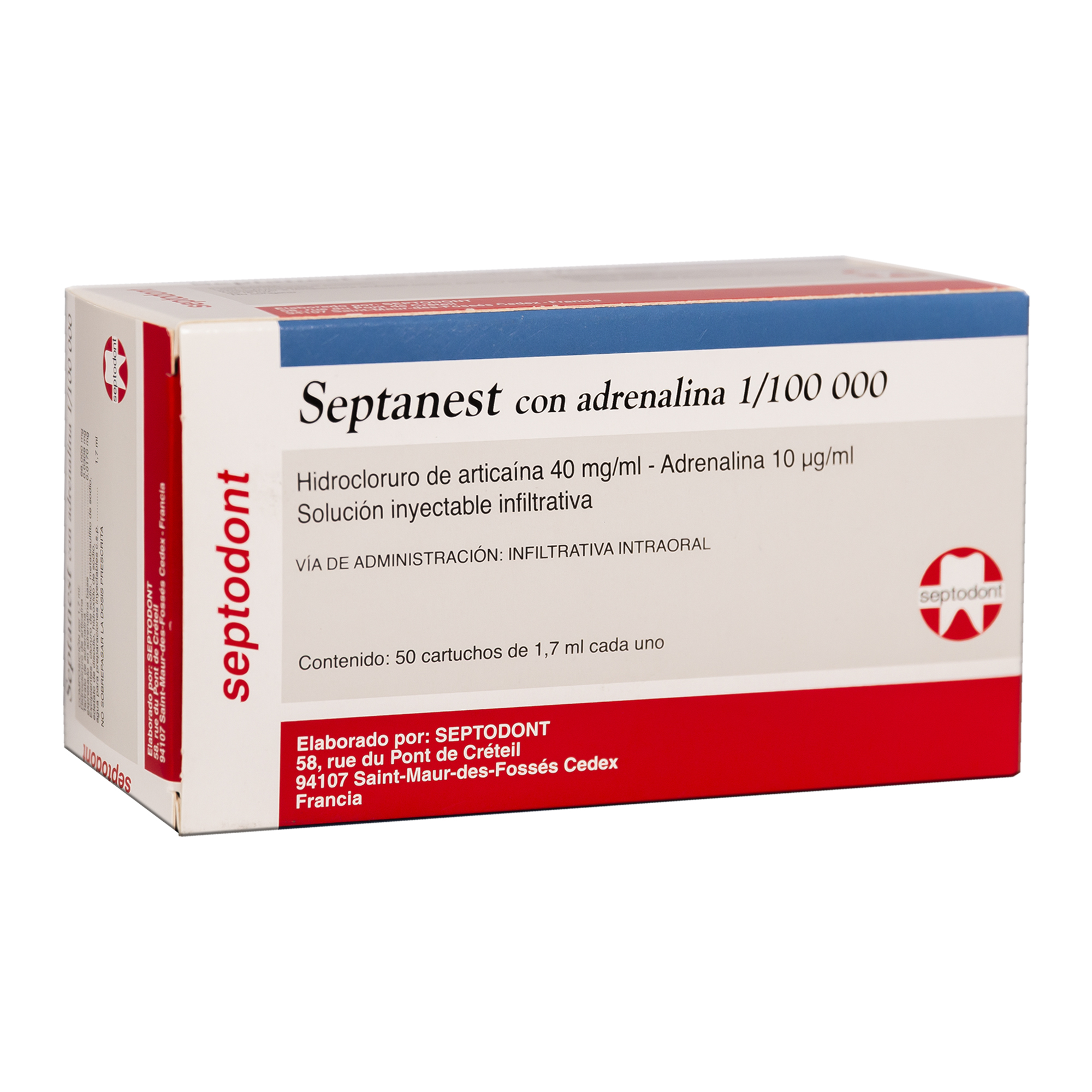 Septanest con Adrenalina al 1/100 000 – SUDENCO